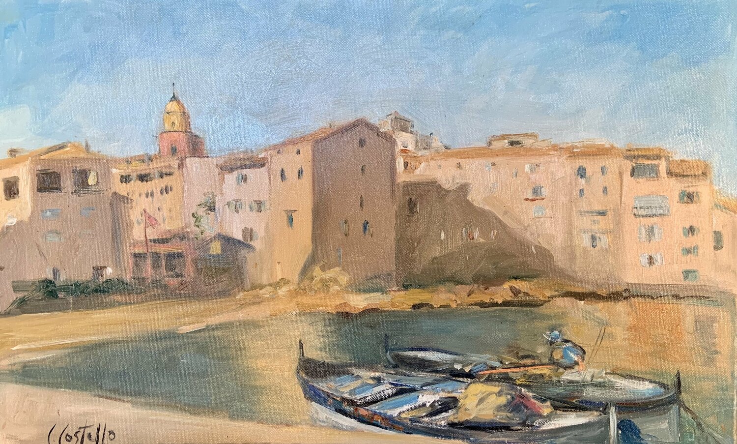 Dans le vent von Cynthia Costello (2017): Malerei Öl auf Leinwand ...