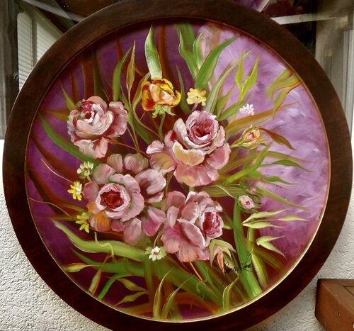 Soft Pink Rose de Jenny Lee (2020): Pintura Acrílico, Óleo en Lienzo ...