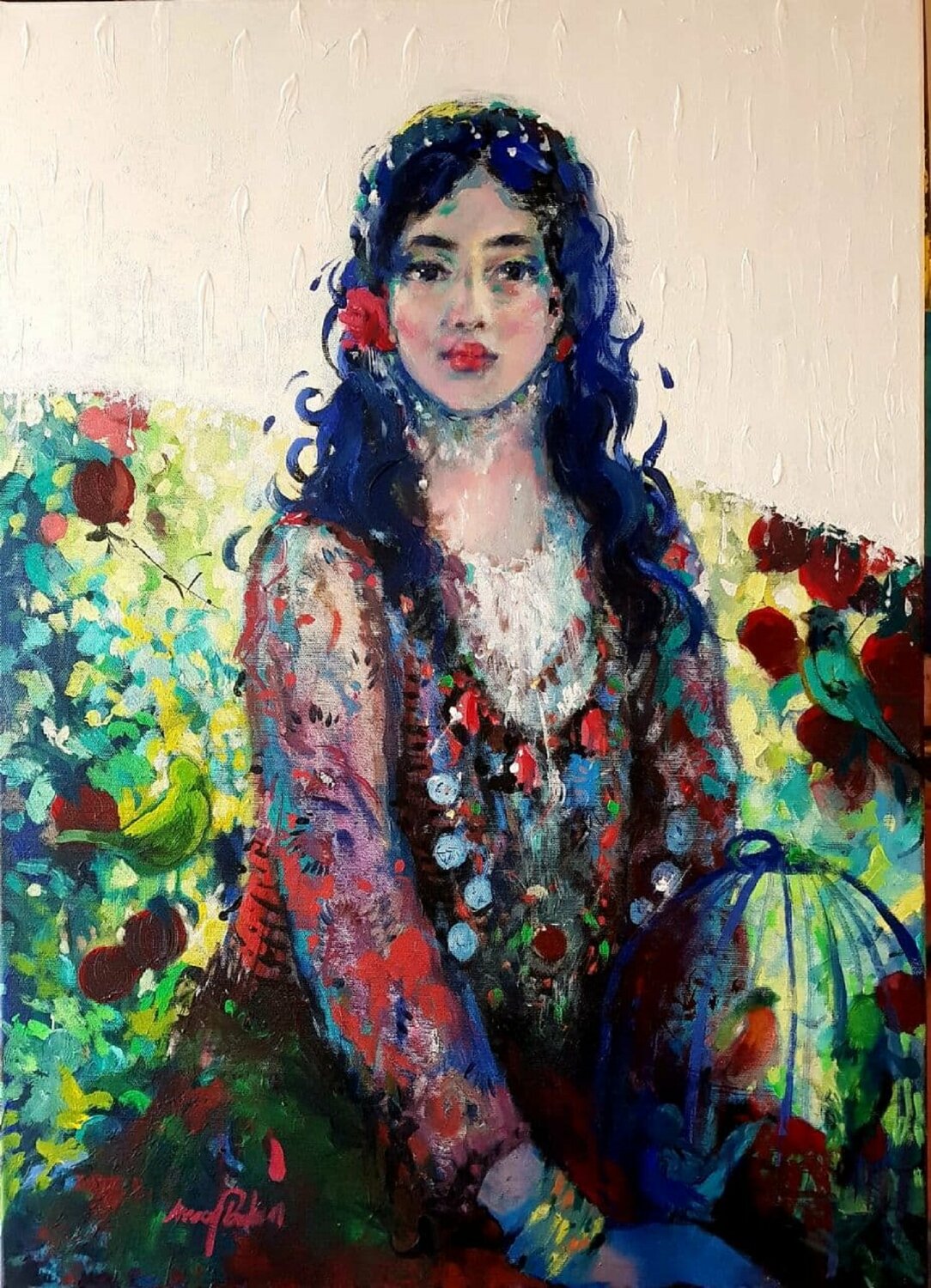 Ashena 2 by Arezou Behrang (2021) : Painting Acrylic on Canvas - Singulart