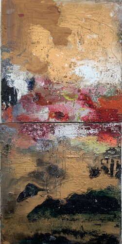 Mysterious Landscape by Marilyn Levin (2020) : Painting Oil on Wood ...