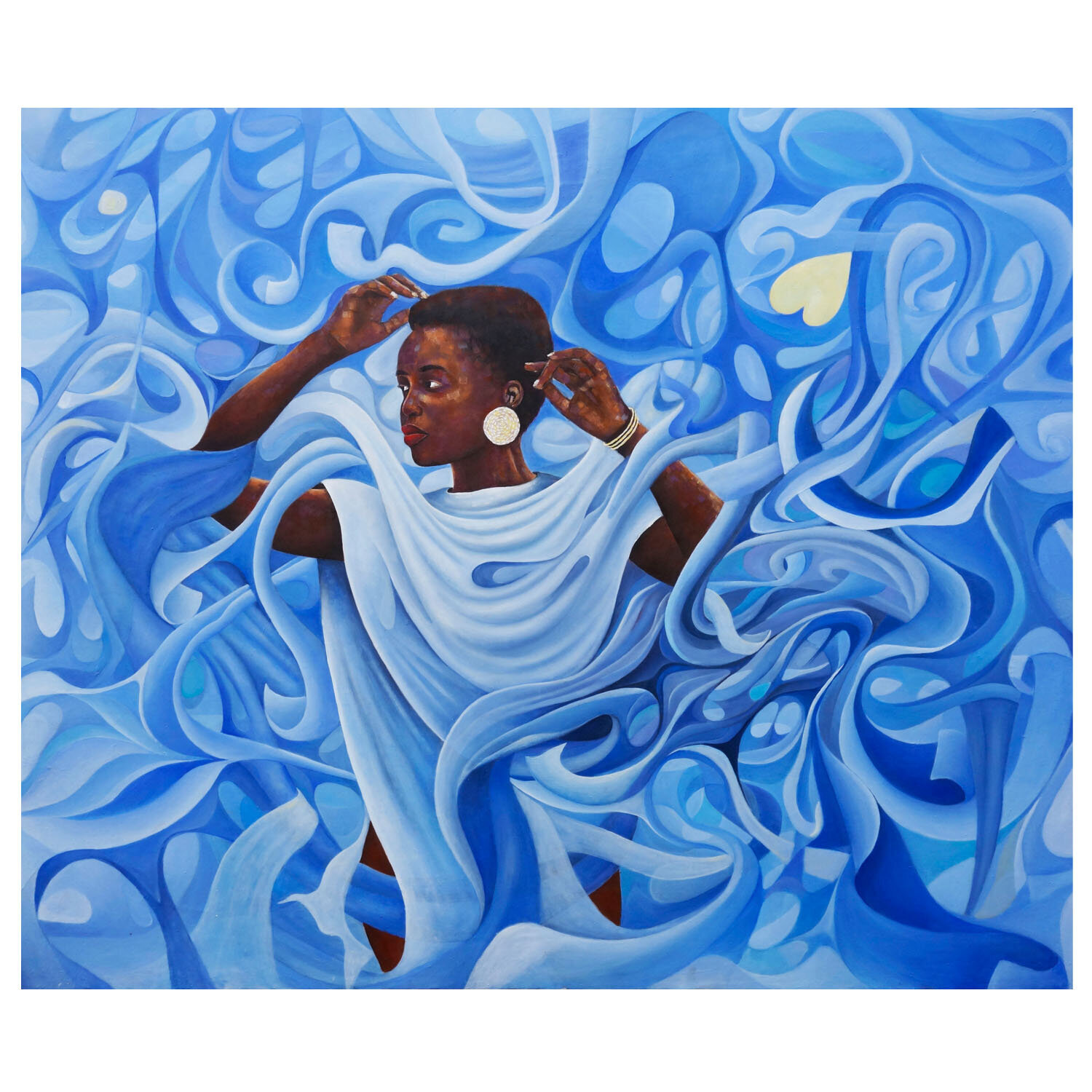 still a float by Ronex Ahimbisibwe (2021) : Painting Oil on Canvas ...