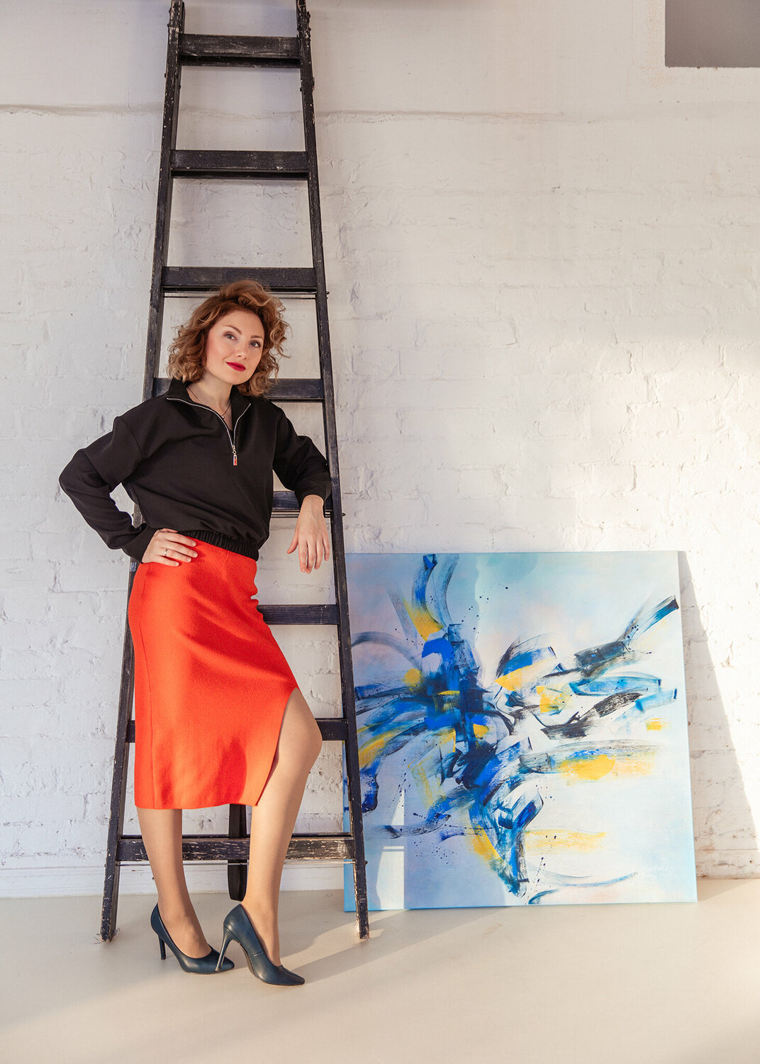 Easiness von Anna Selina (2021): Malerei Acryl auf Leinwand - SINGULART