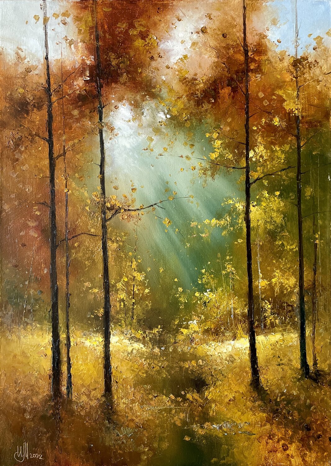 Abstract Autumn Paintings