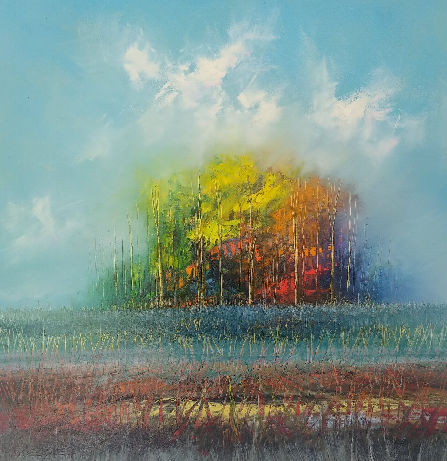 September Dreaming by George Peebles (2023) : Painting Oil on Canvas ...