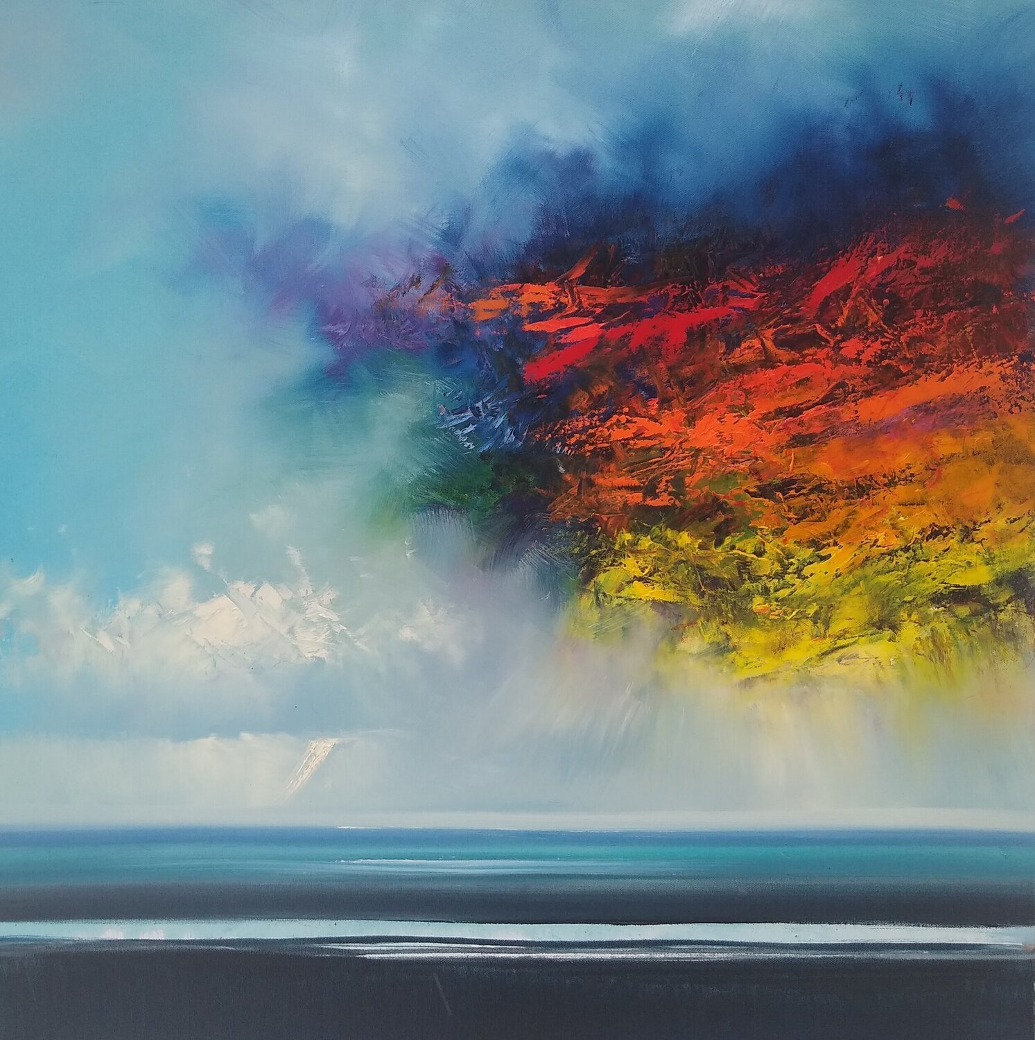 Summer Sky by George Peebles (2023) : Painting Oil on Canvas - Singulart