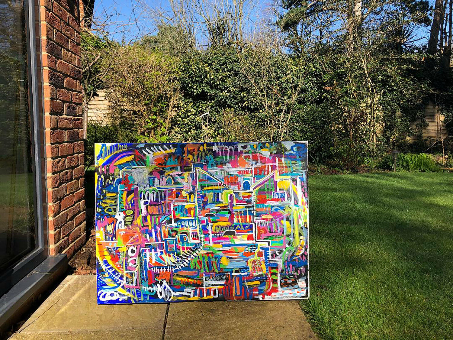 Blurred lines by Aasiri Wickremage (2020) : Painting Acrylic on Canvas ...