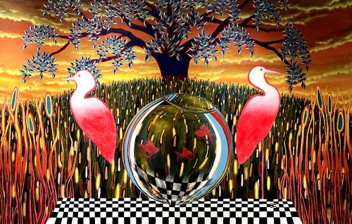 Always Here, And Never There by Scott Allen Roberts (2020) : Painting ...