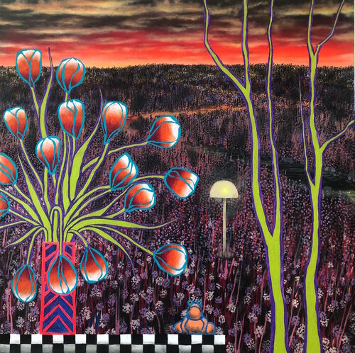 Always Here, And Never There by Scott Allen Roberts (2020) : Painting ...