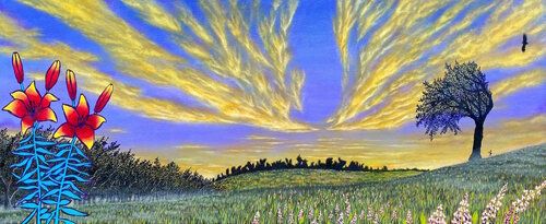 Always Here, And Never There by Scott Allen Roberts (2020) : Painting ...