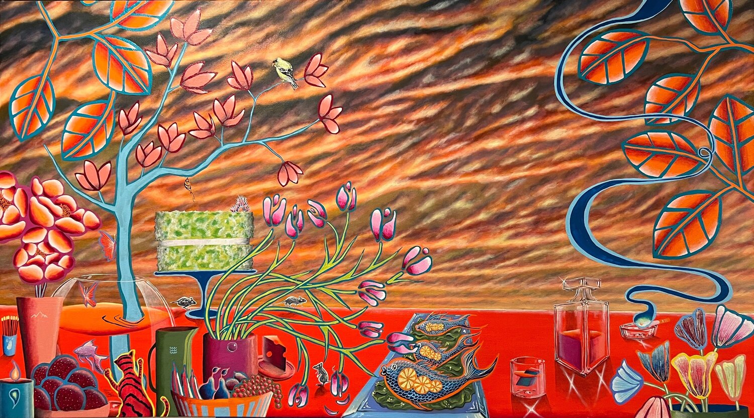 Eat Me/Drink Me by Scott Allen Roberts (2022) : Painting Oil on Canvas ...