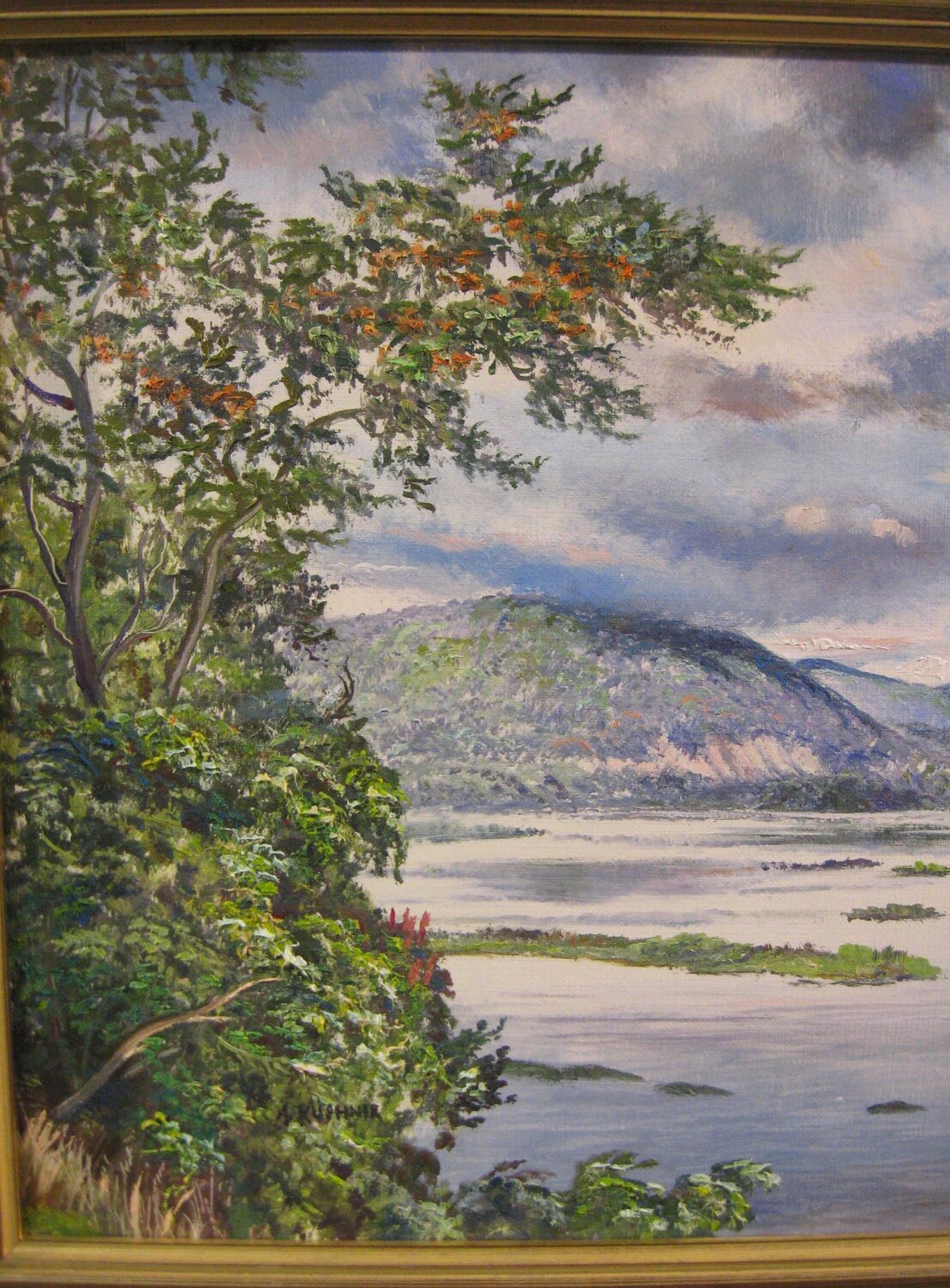 Susquehanna River, The Coming Storm de Andrei Kushnir (2002) : Peinture ...