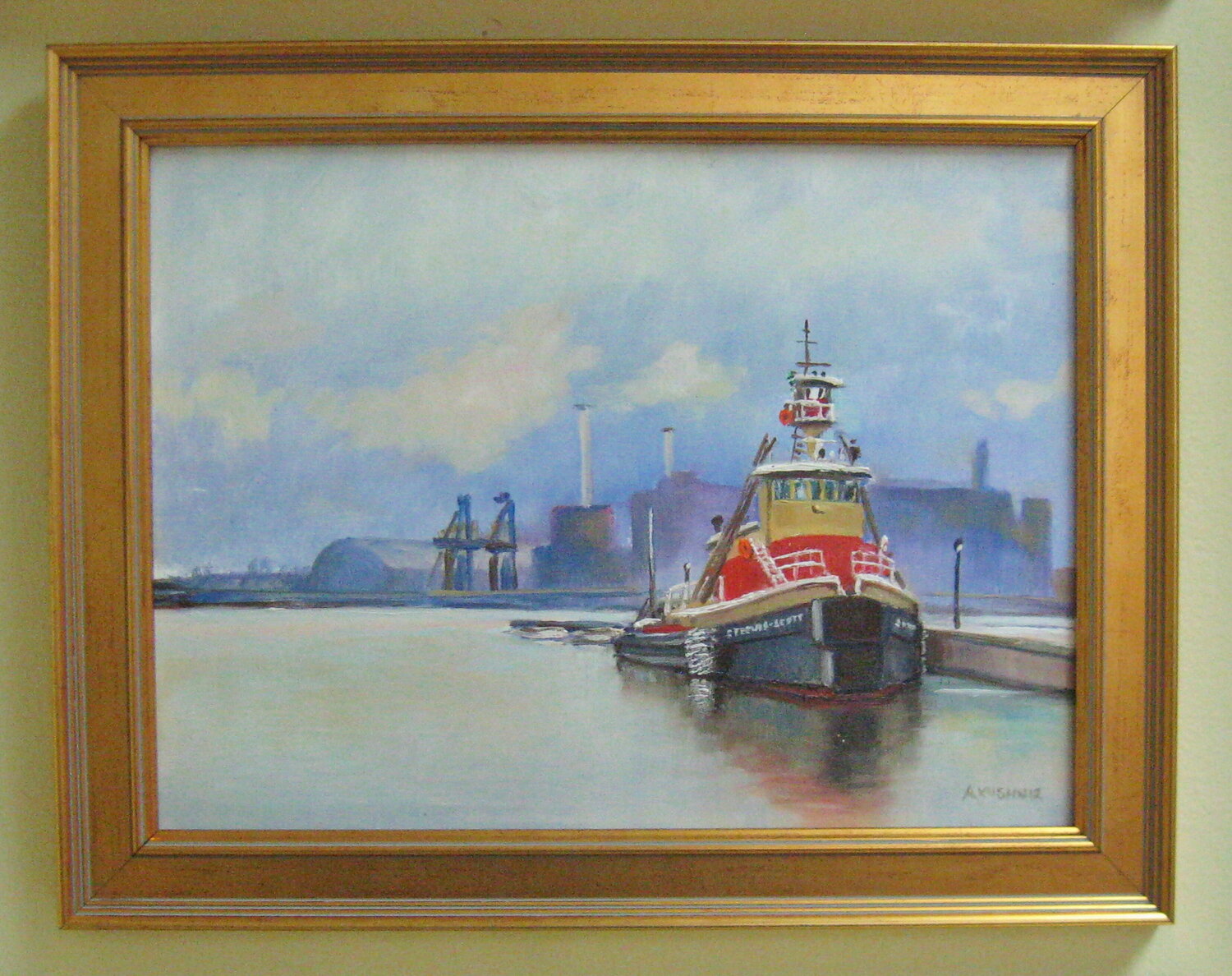 Tugboat Stephen Scott in Baltimore Harbor by Andrei Kushnir (2014 ...