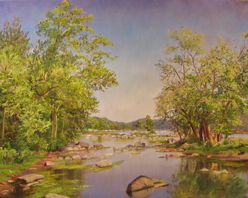Potomac River at Plummers Island (Study) by Andrei Kushnir (2007 ...