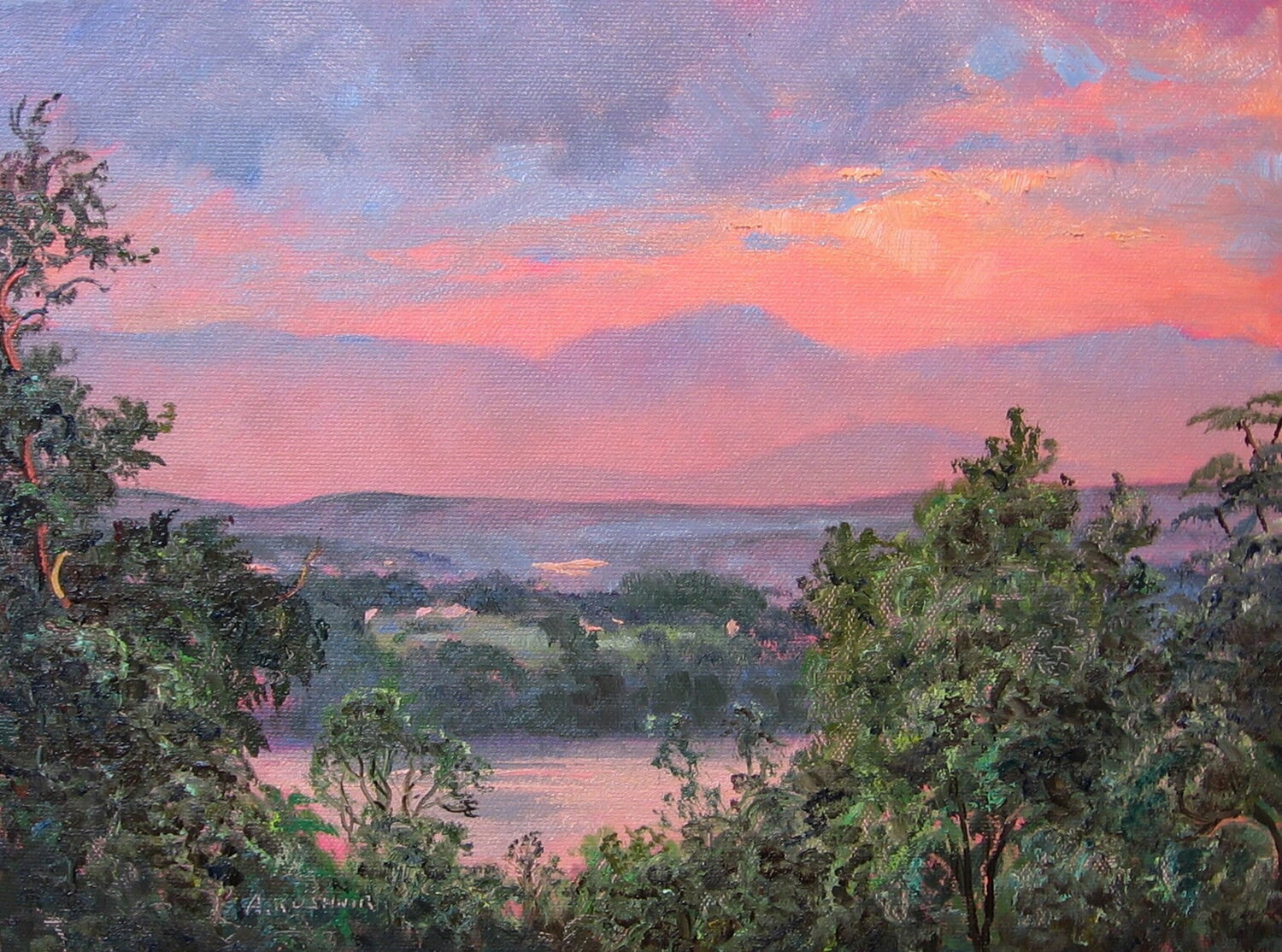 Hudson River, Evening in the Catskills by Andrei Kushnir (2009 ...