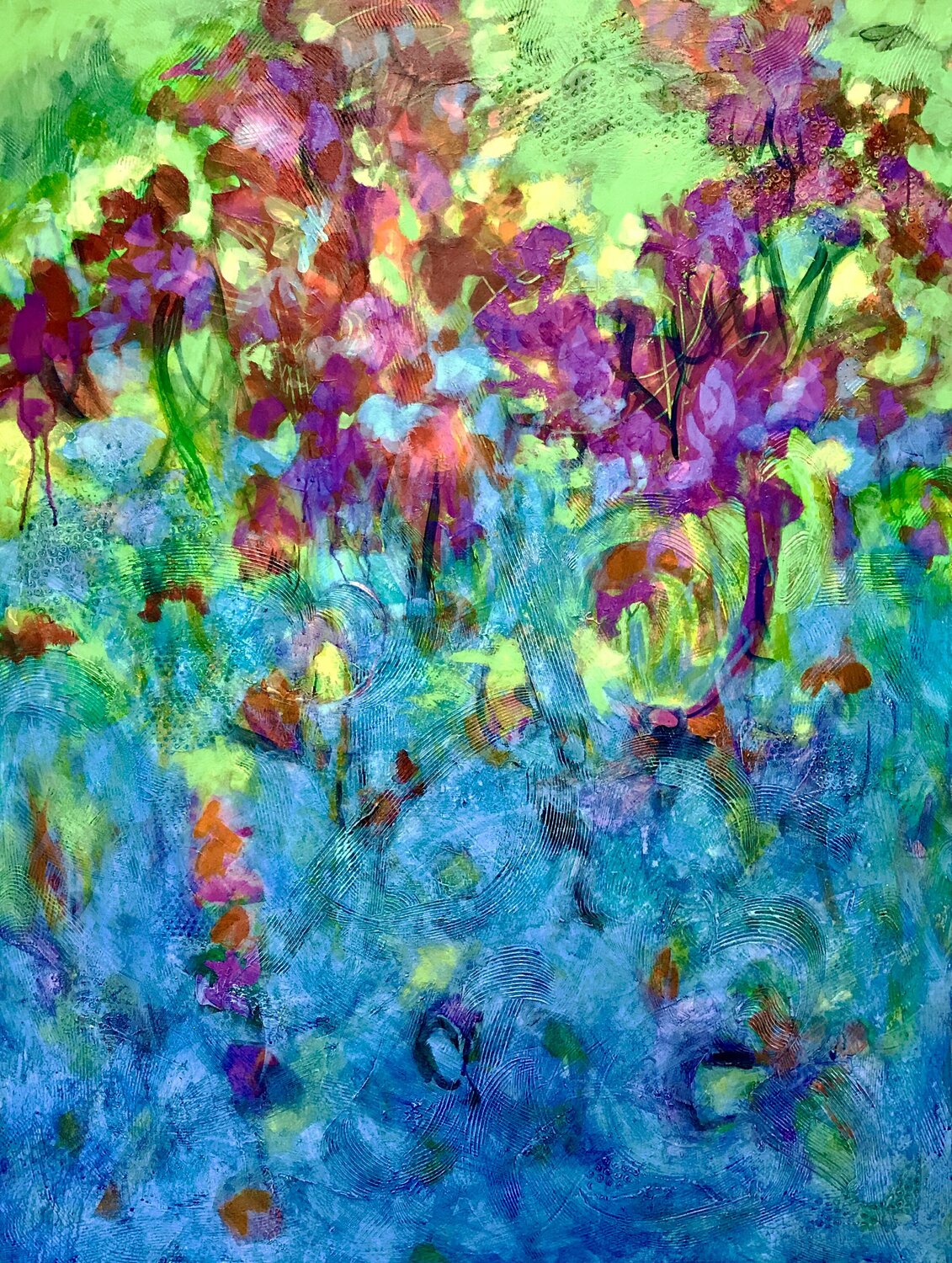 Ephemeral by Christine Reimer (2018) : Painting Acrylic, Pen on Canvas ...