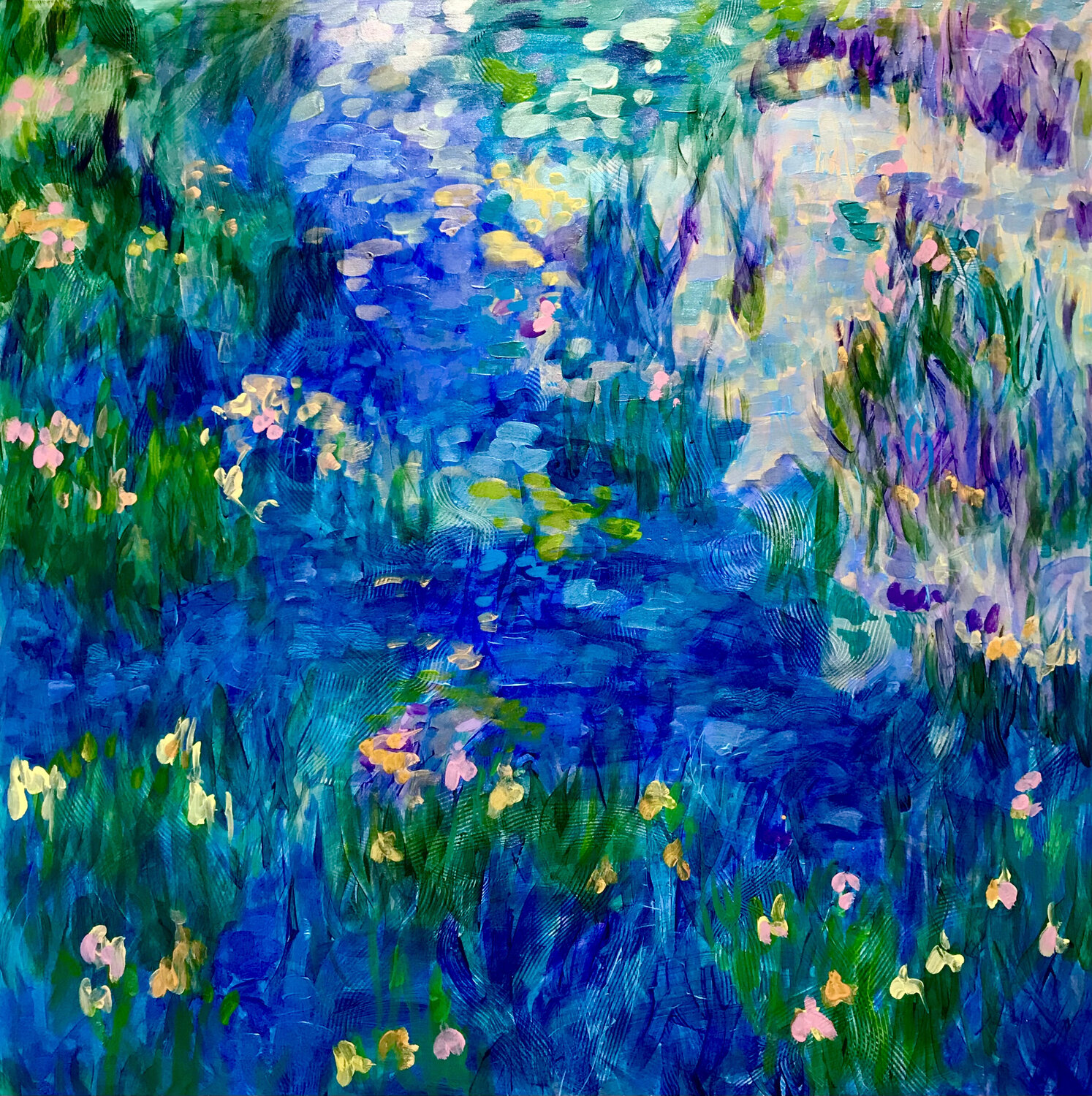 Water Spirits II by Christine Reimer (2022) : Painting Acrylic ...