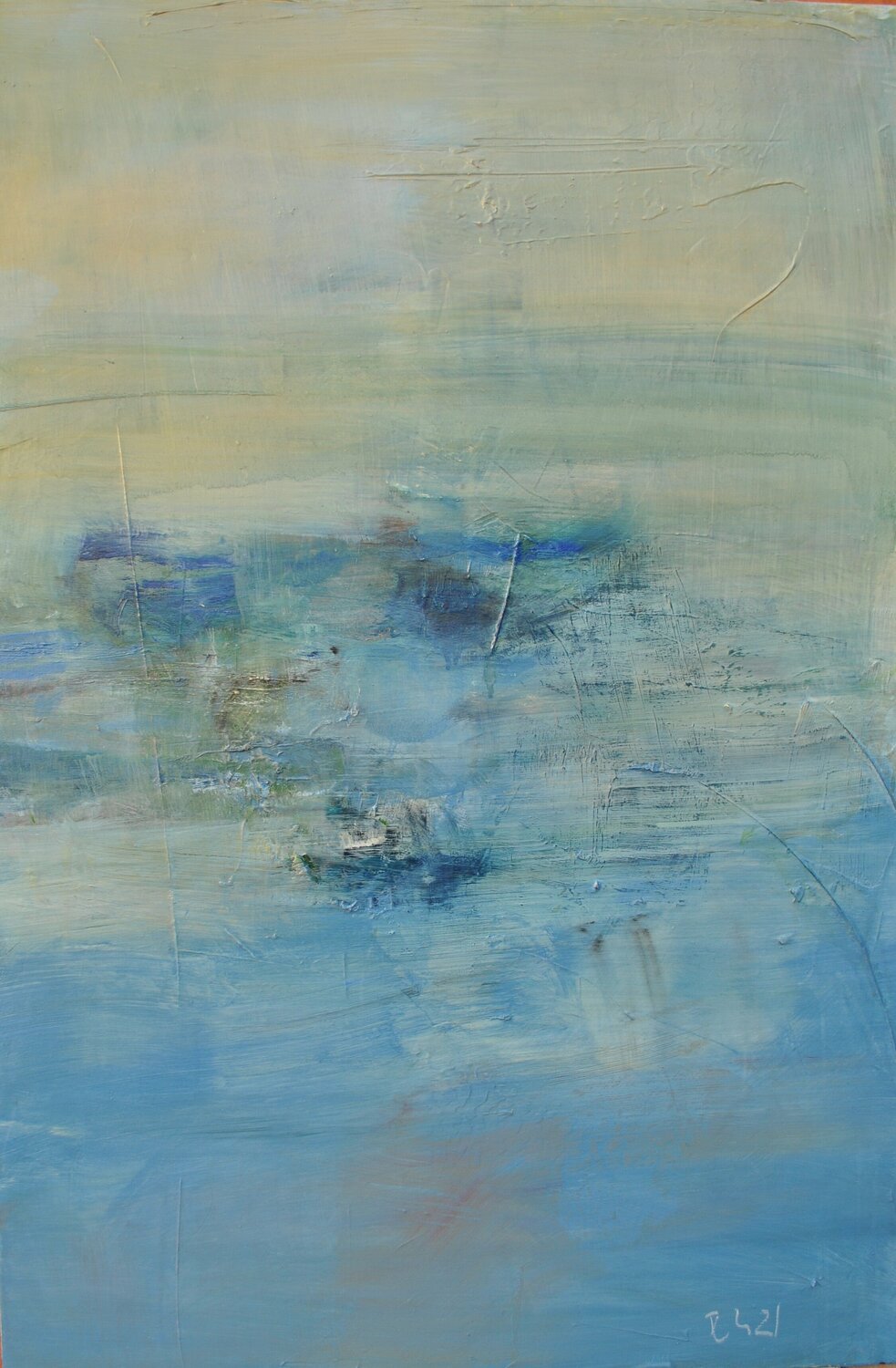 sehr leise by Thomas Ritter (2021) : Painting Oil on Canvas - Singulart