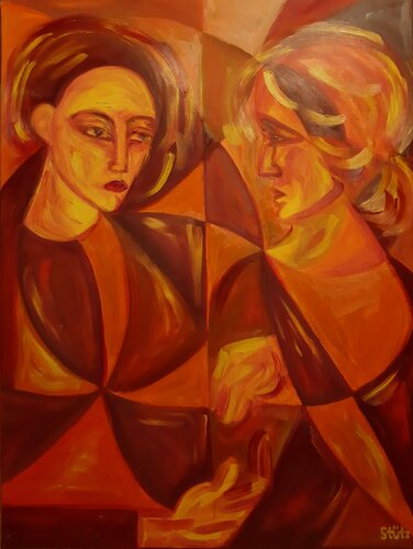 LOVE by Edith Stütz (2022) : Painting Acrylic on Canvas - Singulart