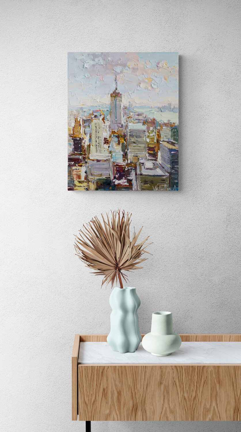 New York City by Anastasiya Valiulina (2023) : Painting Oil on Canvas ...