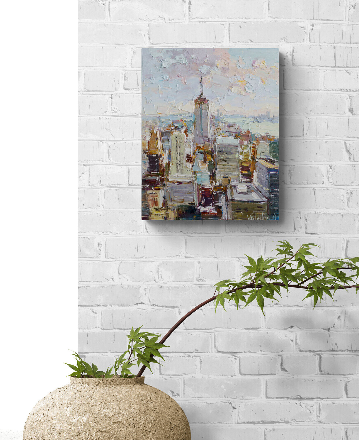 New York City by Anastasiya Valiulina (2023) : Painting Oil on Canvas ...
