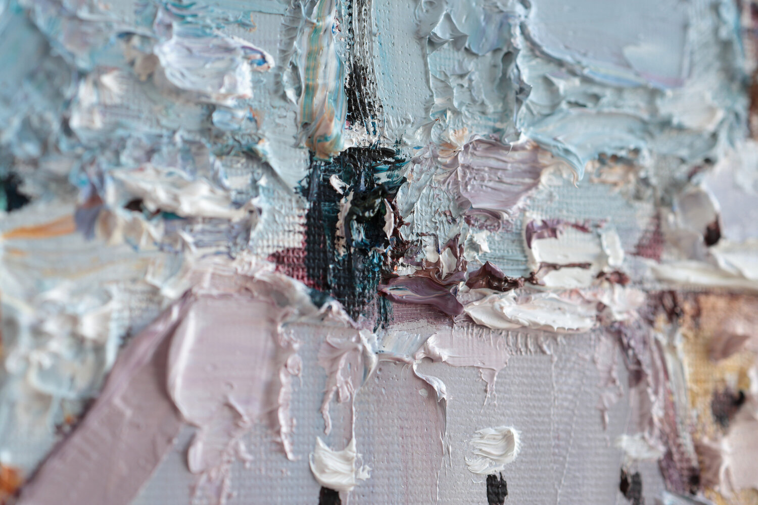 Winter Rooftops of Prague by Anastasiya Valiulina (2024) : Painting Oil ...