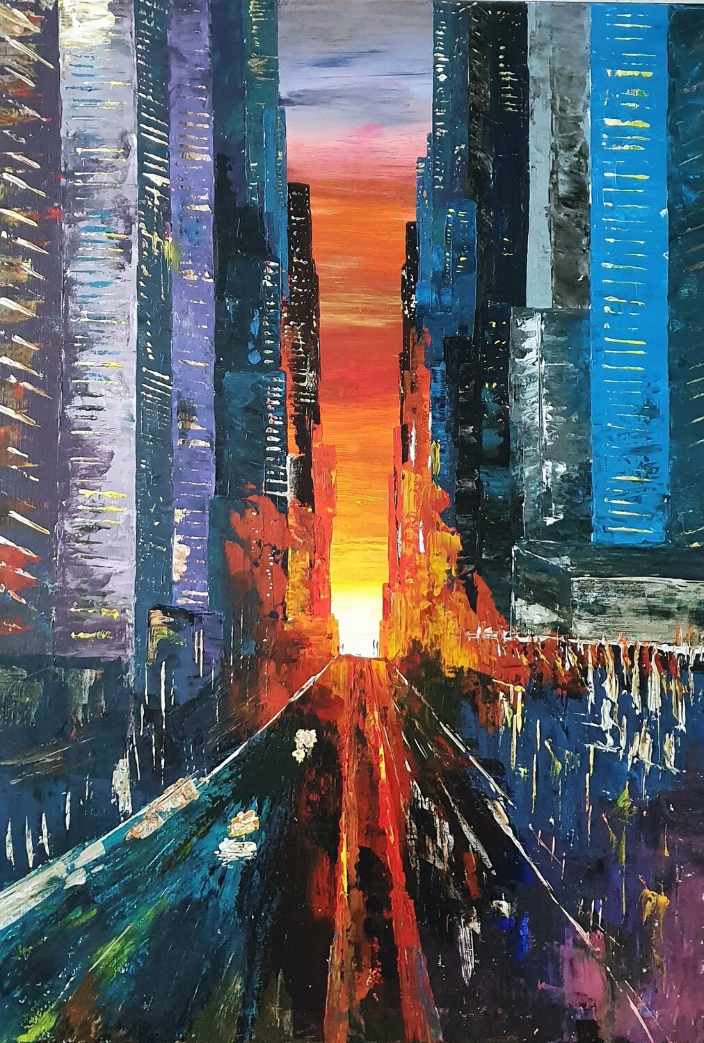 You are my 5 a.m. Be closer. by SVETLANA Chernova (2021) : Painting ...