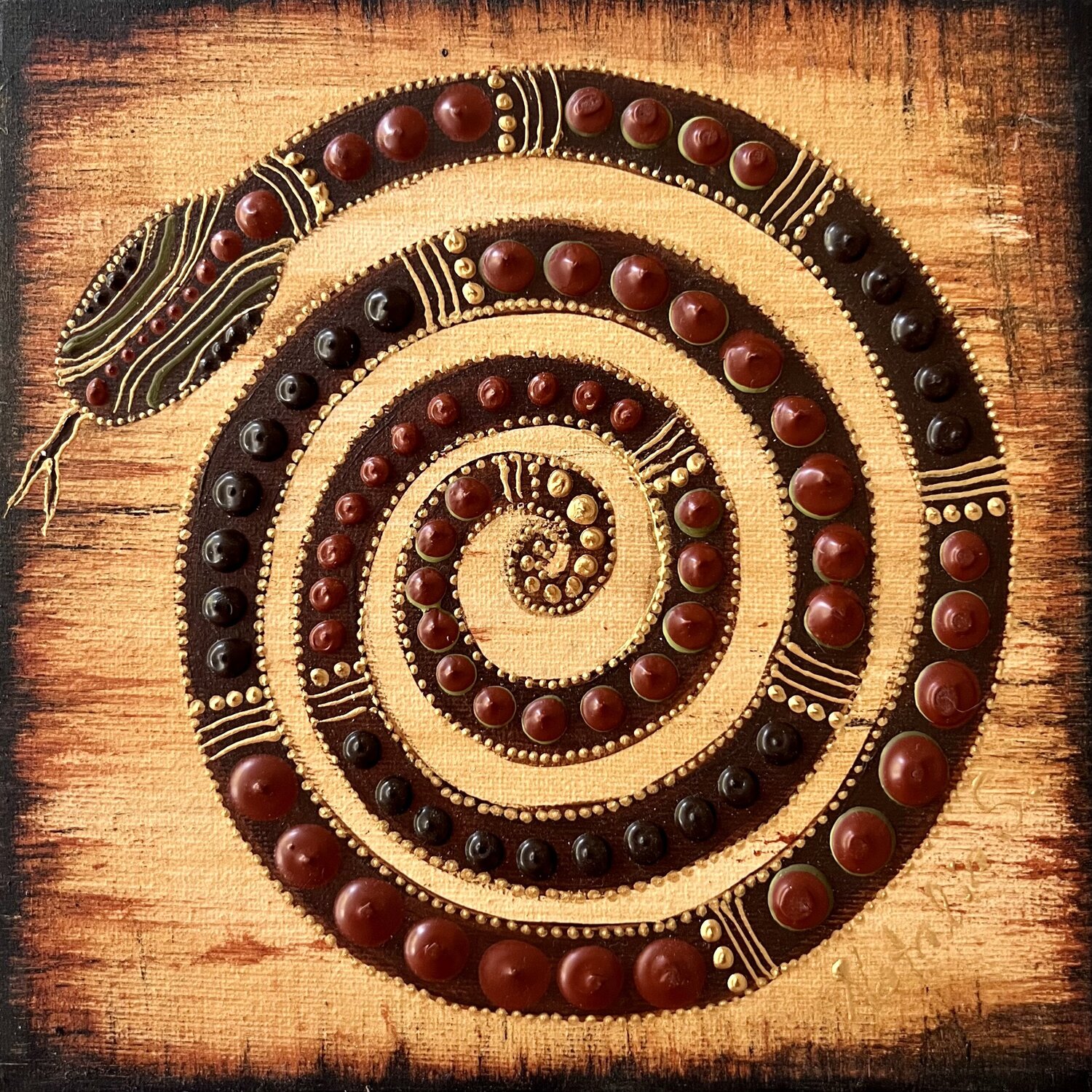 African Snake Art