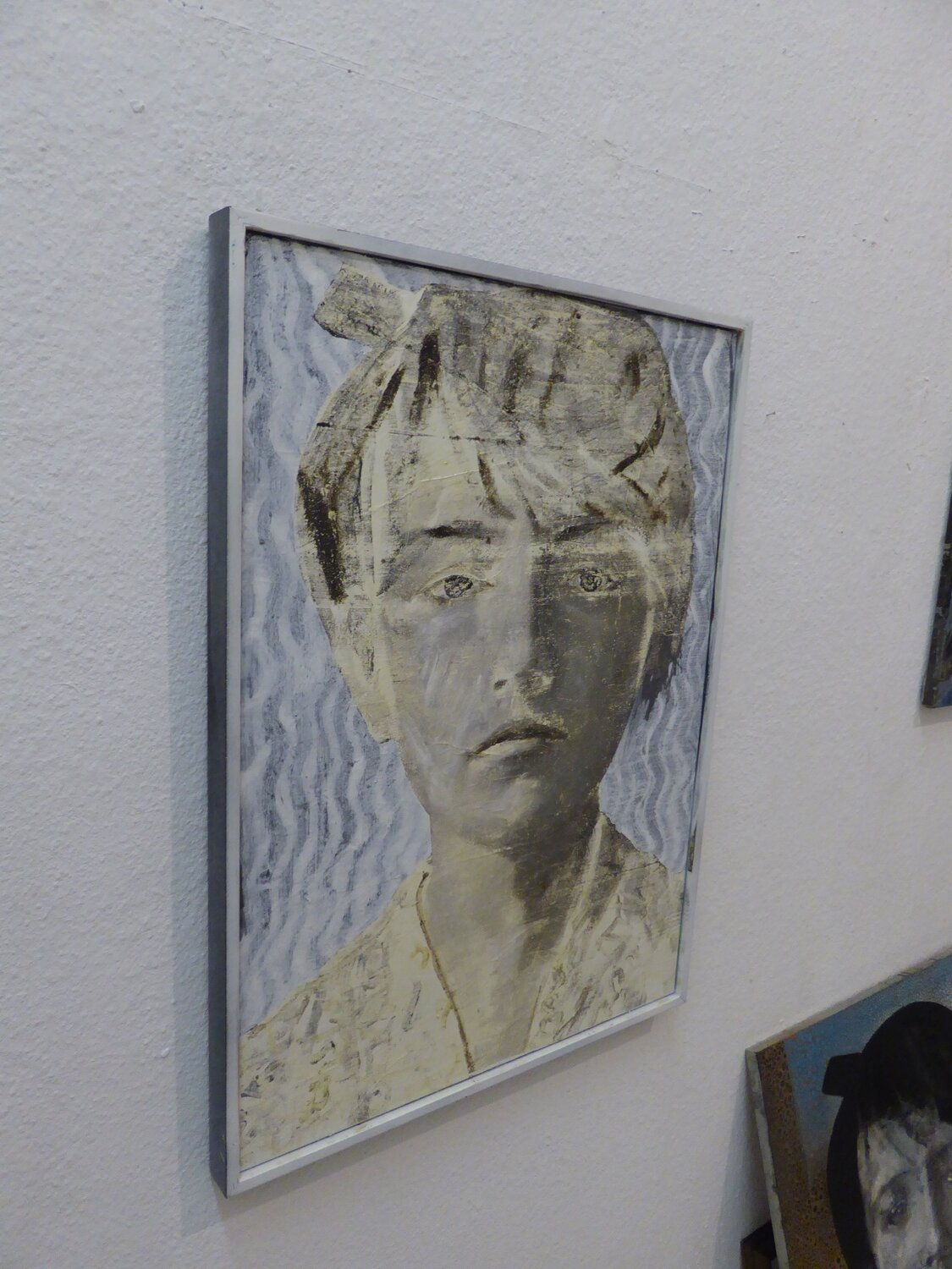 Camille-white von Gleb Bas (2019): Malerei Öl, Lack auf Leinwand ...