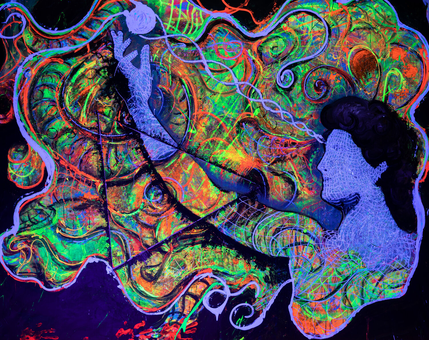 Manifest by Nikolaos Nikolaidis (2021) : Painting Acrylic, Oil on ...