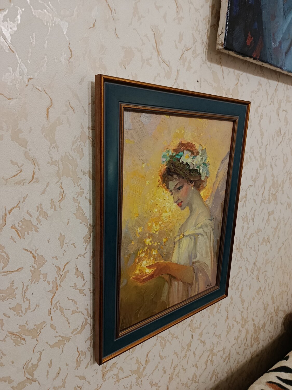 The light Carrier von Sergey Brovkin (2026): Malerei Öl, Nessel auf Leinwand - Singulart