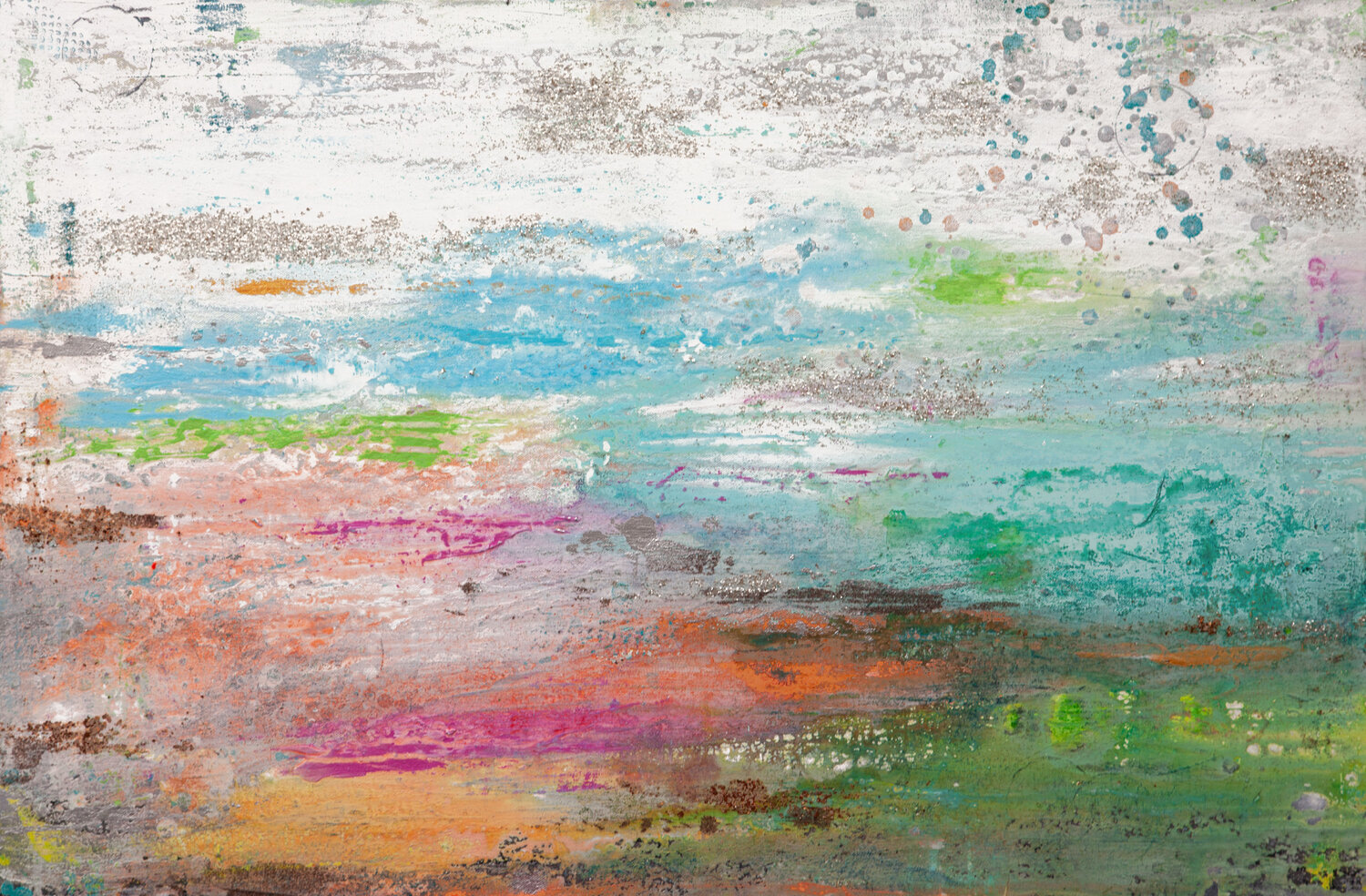 Saltwater 8 by Hilary Winfield (2023) : Painting Acrylic on Canvas ...