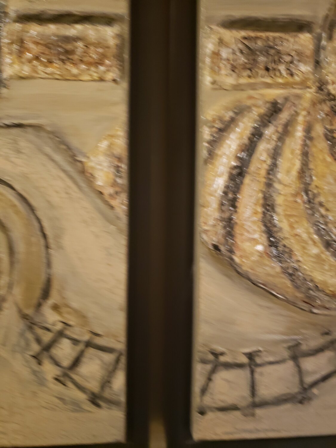 Stone colors, Inside of Pyramid, surfaces are triangular, pure ...