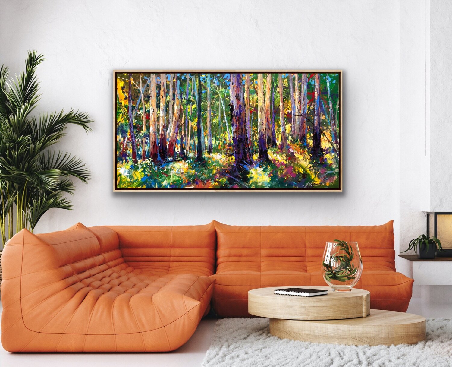 Gumtree Forest 7 by Jos Coufreur (2022) : Painting Acrylic on Canvas ...