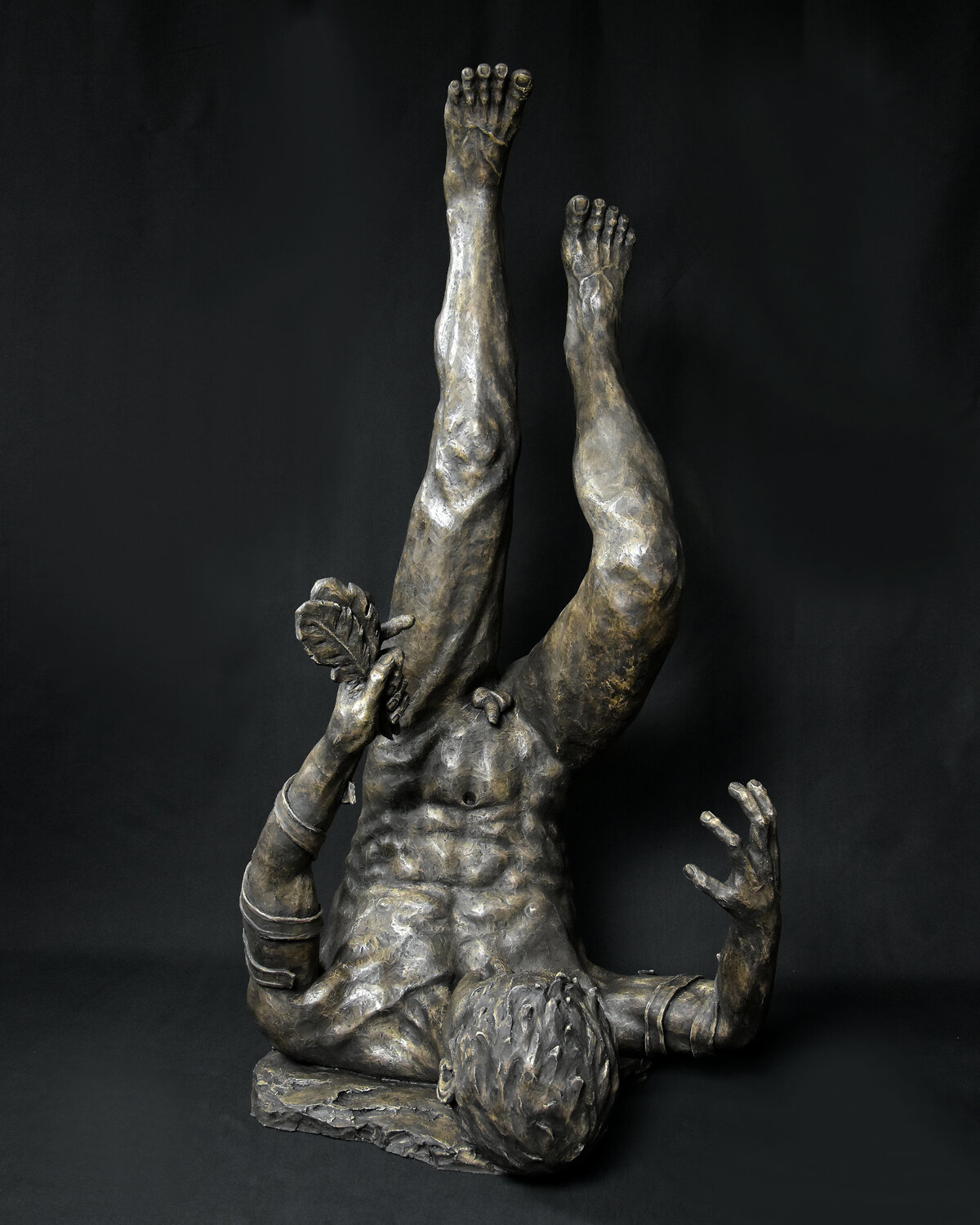 Icarus Falling Statue