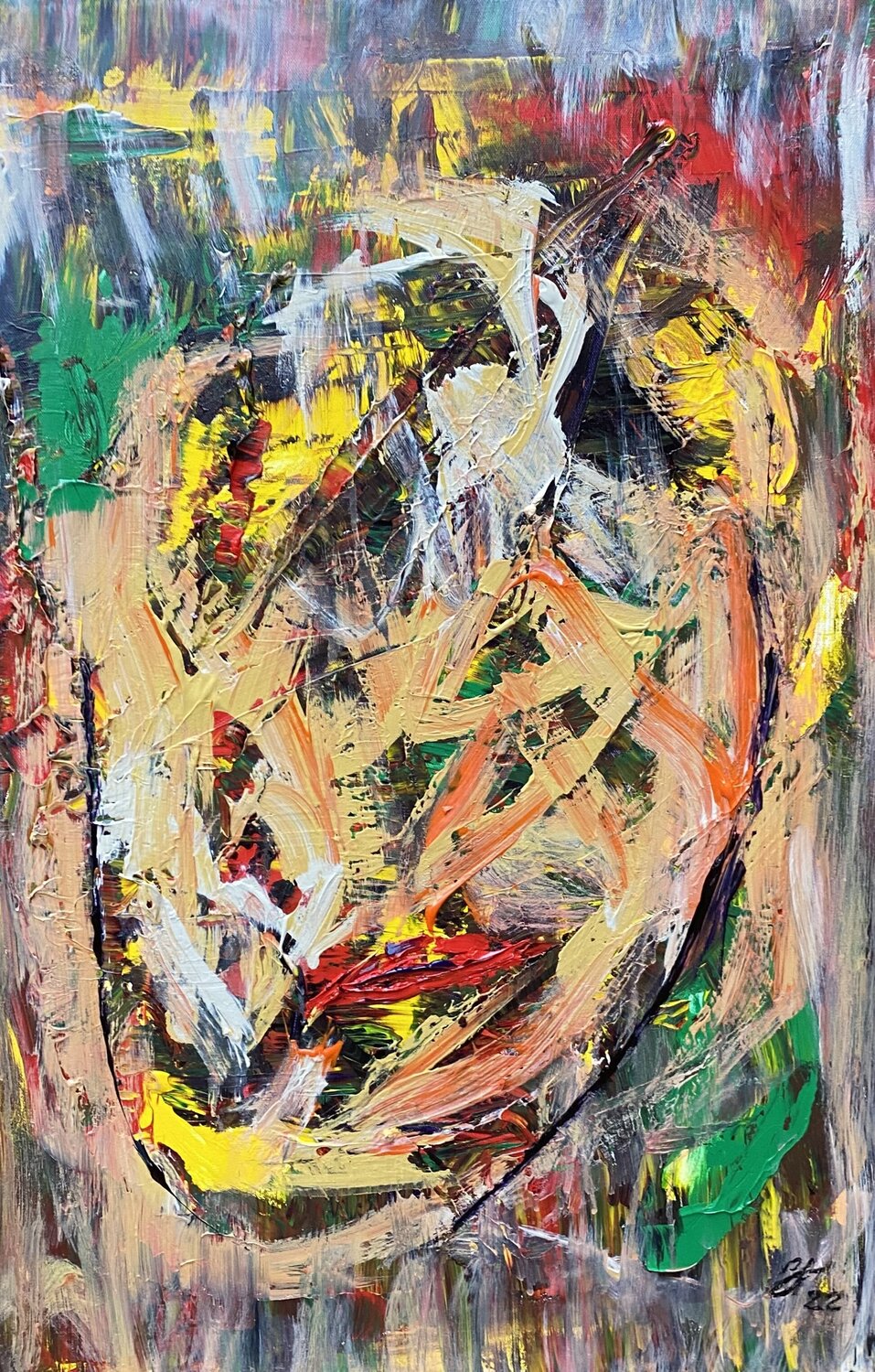 Emotional Abstract Painting