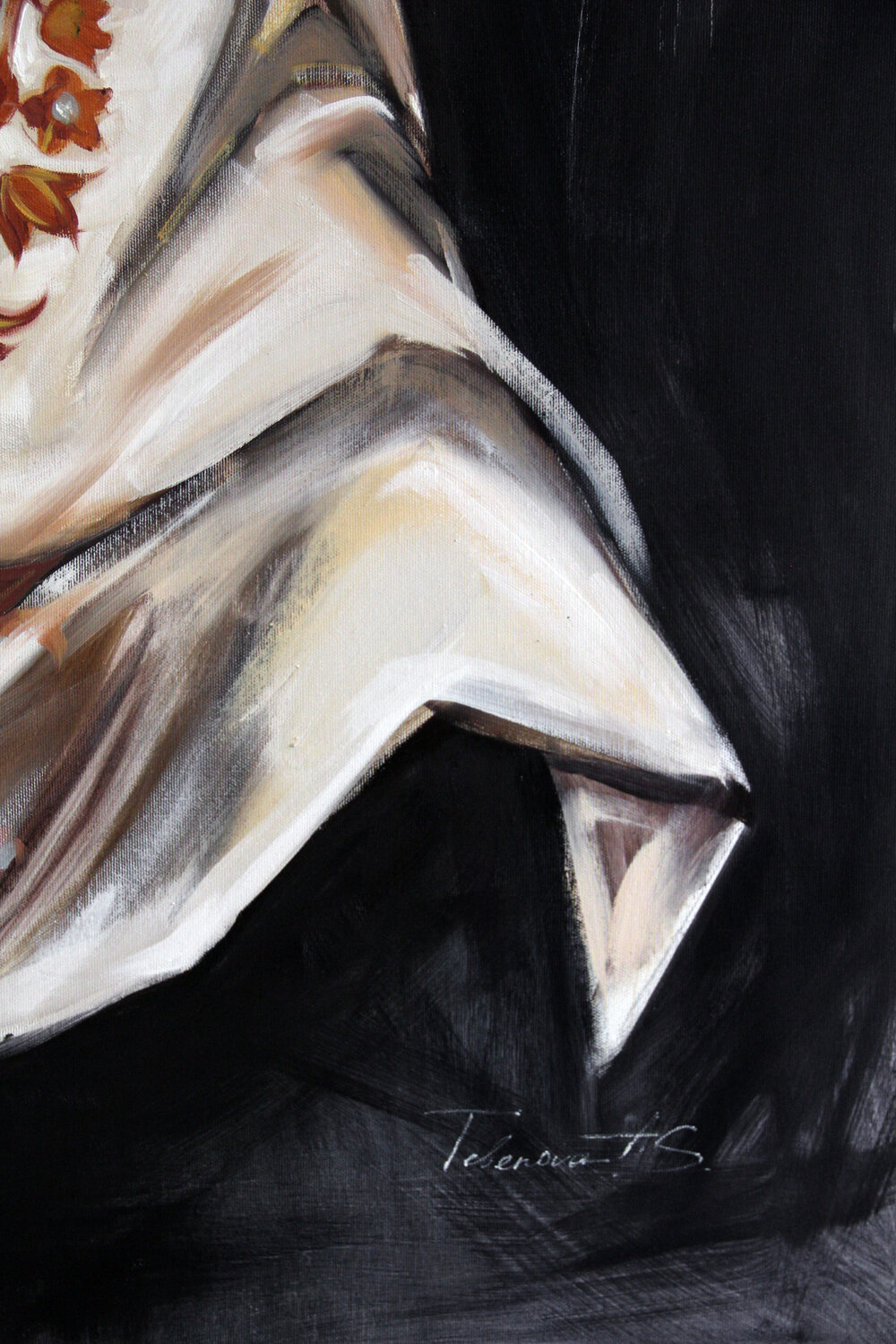 Kimeshek von Alua Tebenova (2022): Malerei Öl auf Leinwand - Singulart