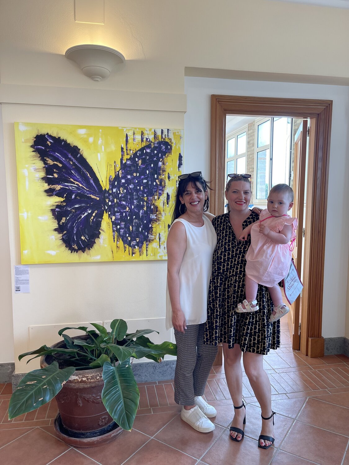 BUTTERFLY MATRIX MONOCHROM by Helen She (2022) : Painting Oil on Canvas ...