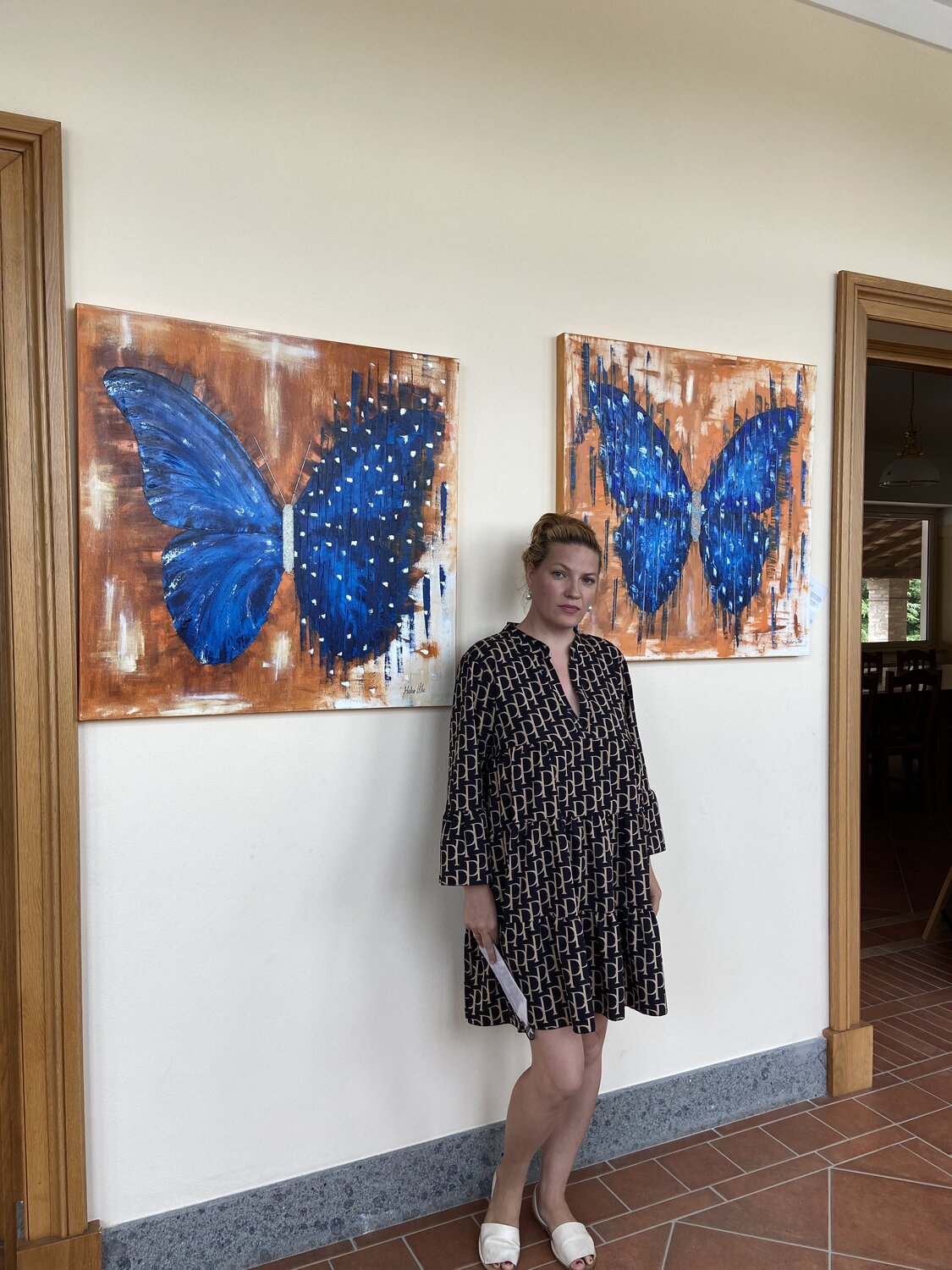 MATRIX BUTTERFLY SHINE by Helen She (2022) : Painting Oil on Canvas ...