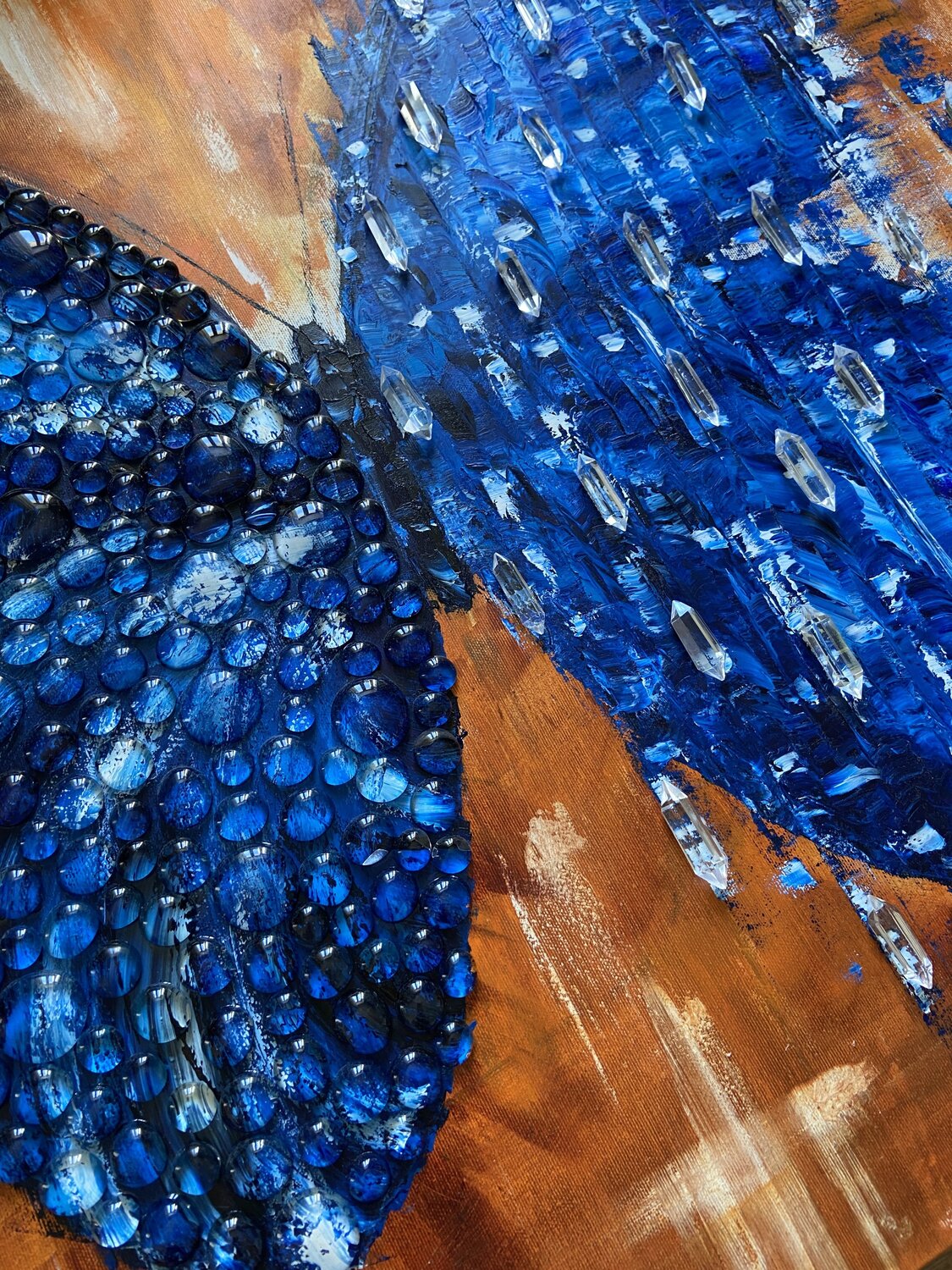 BUTTERFLY MATRIX CRISTAL by Helen She (2022) : Painting Oil, Resin on ...