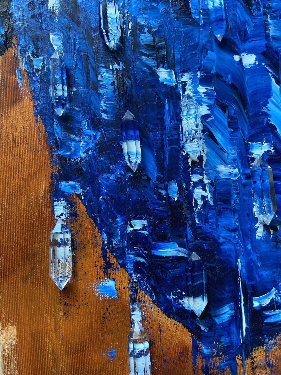 BUTTERFLY MATRIX CRISTAL by Helen She (2022) : Painting Oil, Resin on ...