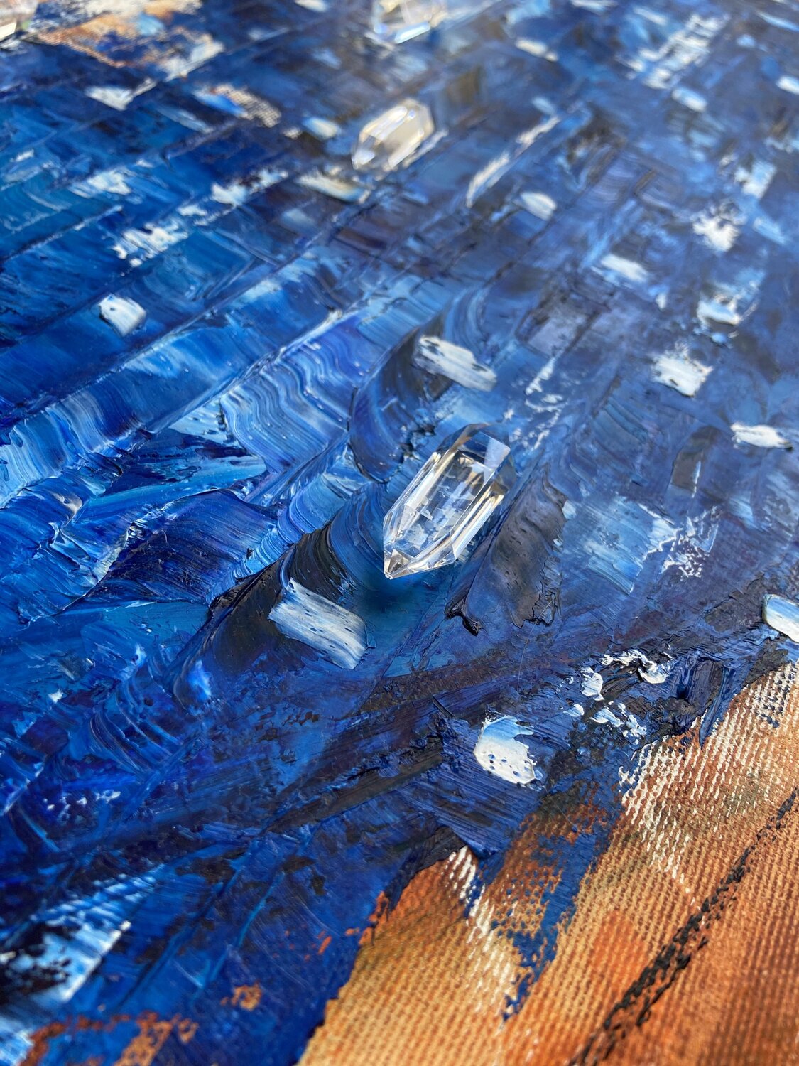 BUTTERFLY MATRIX CRISTAL by Helen She (2022) : Painting Oil, Resin on ...