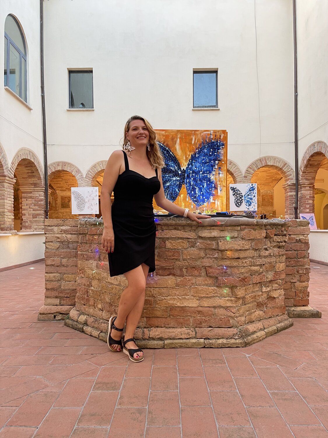 BUTTERFLY MATRIX #1 by Helen She (2023) : Painting Acrylic, Collage on ...