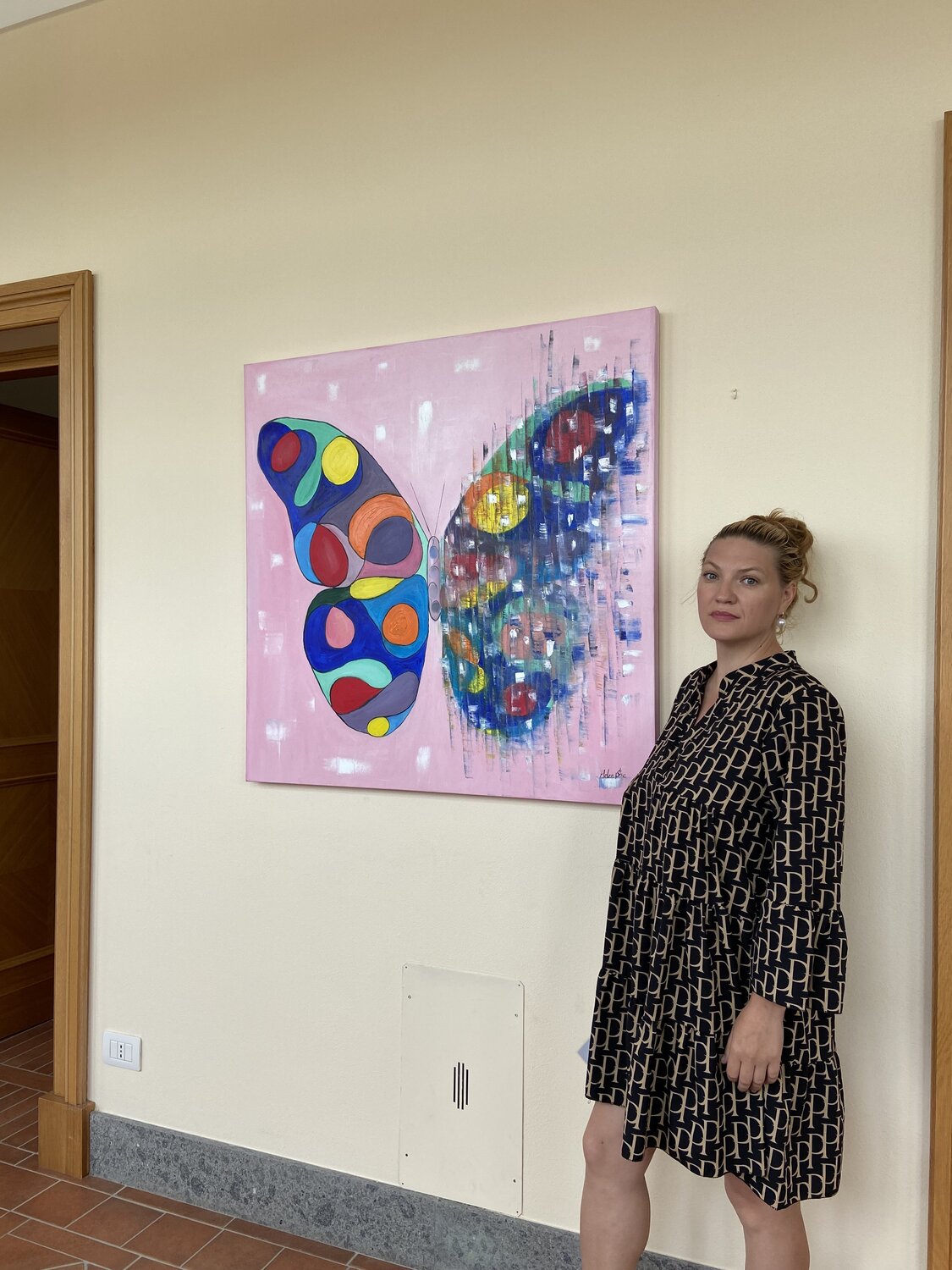 BUTTERFLY MATRIX ARLECCHINO by Helen She (2023) : Painting Oil on ...