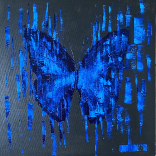 BUTTERFLY MATRIX ARLECCHINO by Helen She (2023) : Painting Oil on ...