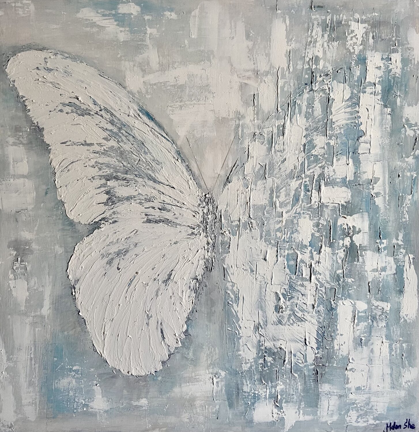 BUTTERFLY MATRIX SCULPTURE by Helen She (2022) : Painting Acrylic ...