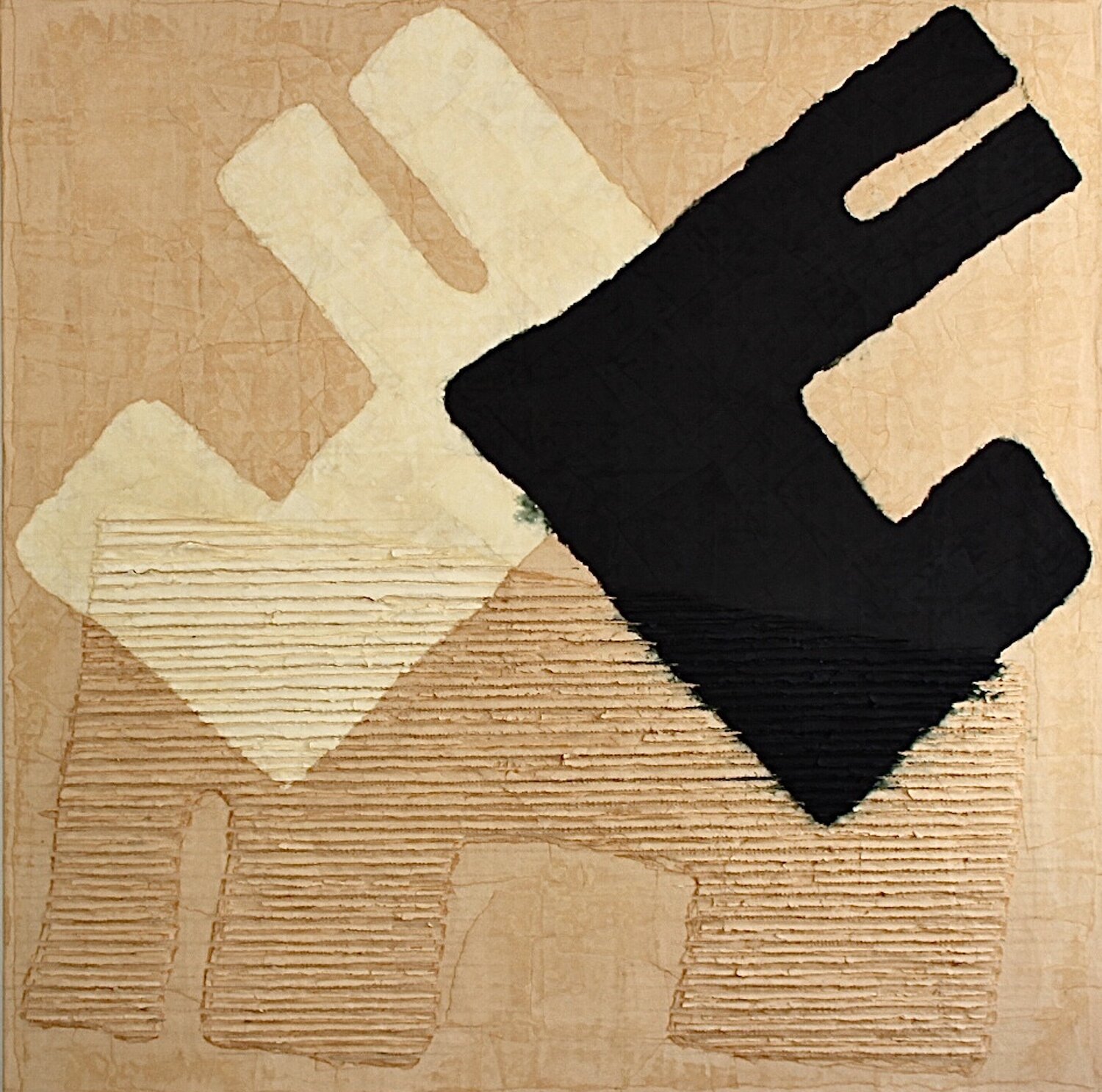 Unerring Fidelity by Young Shin (2022) : Painting Collage on Canvas ...