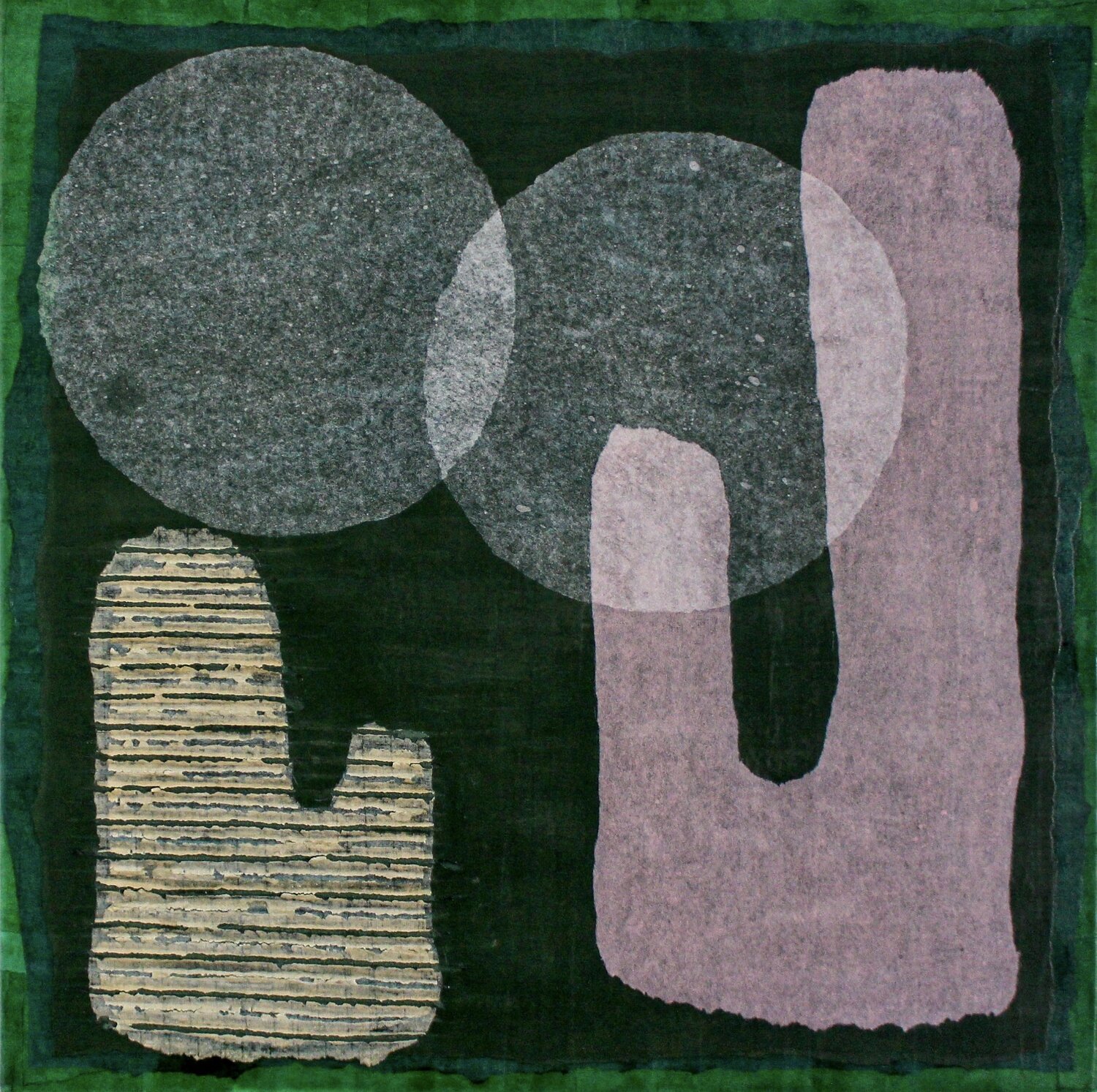 November SUmmer by Young Shin (2023) : Painting Collage on Canvas ...