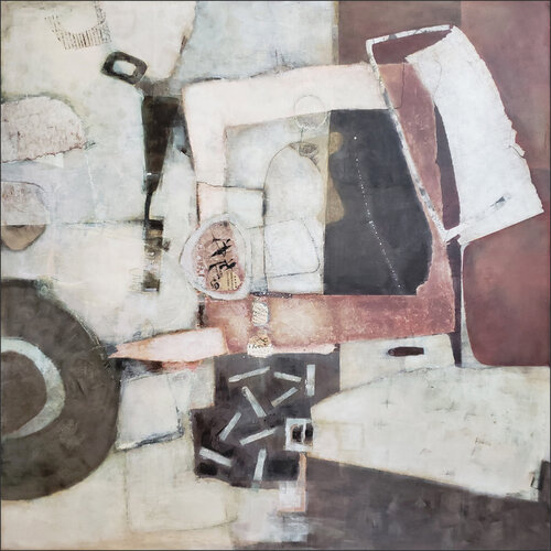 Birds Eye View II by Sherry Ying Ruden (2021) : Work on Paper Collage ...