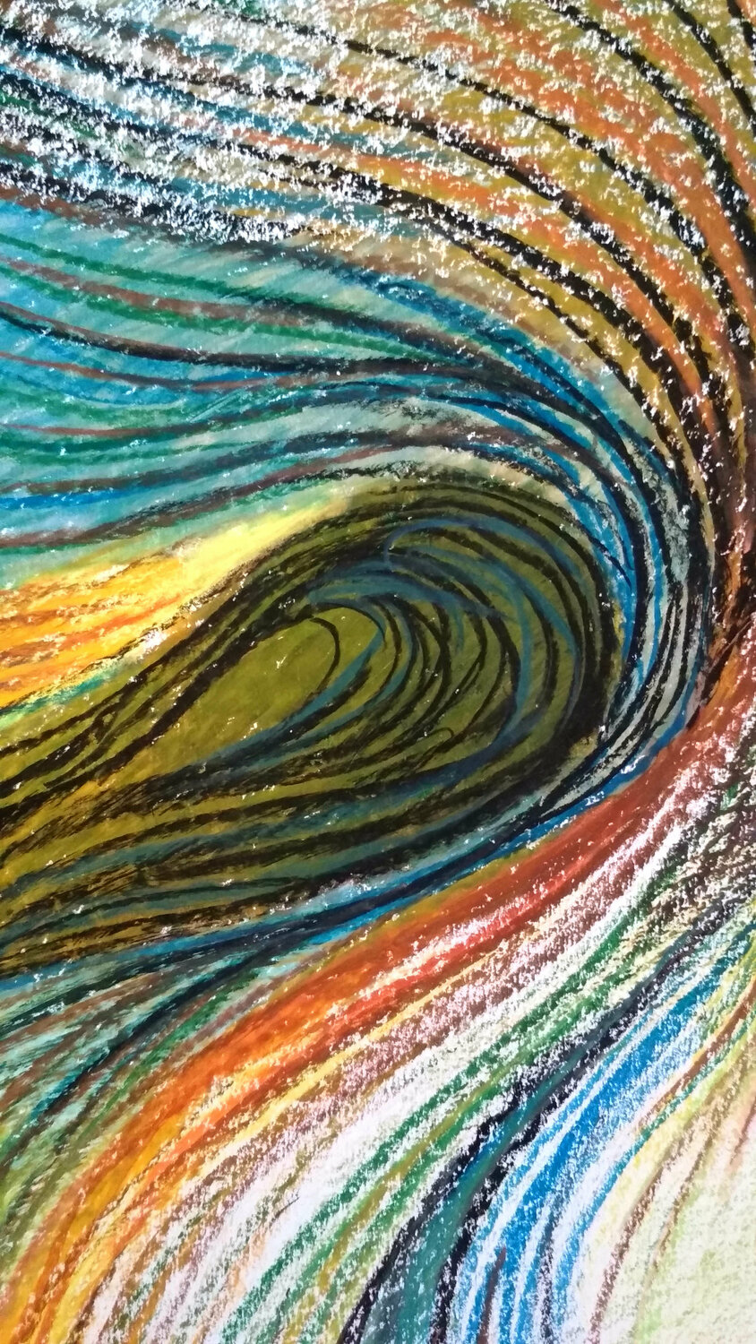 WORDS by Gregor Ziolkowski (2001) : Painting Pastel on Cardboard ...