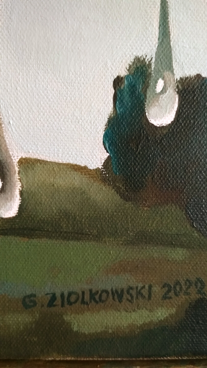 RAIN by Gregor Ziolkowski (2022) : Painting Oil on Canvas - SINGULART